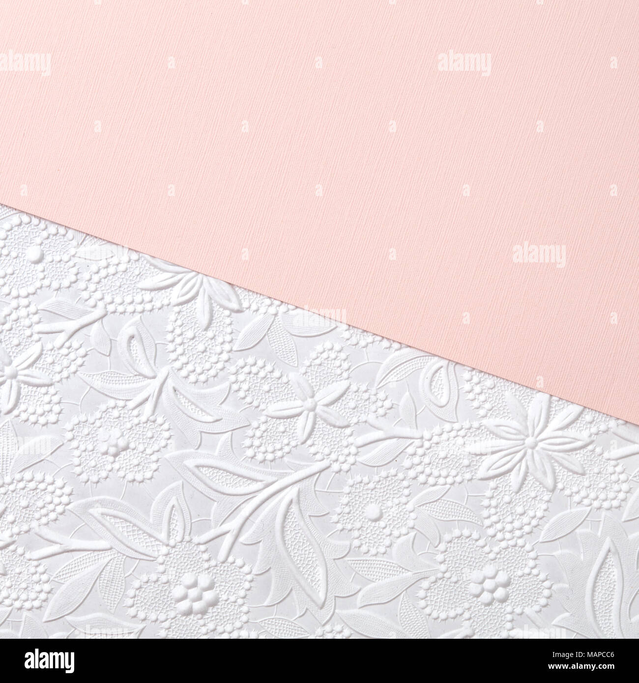 Pink and white textured paper background for social media posts and ...
