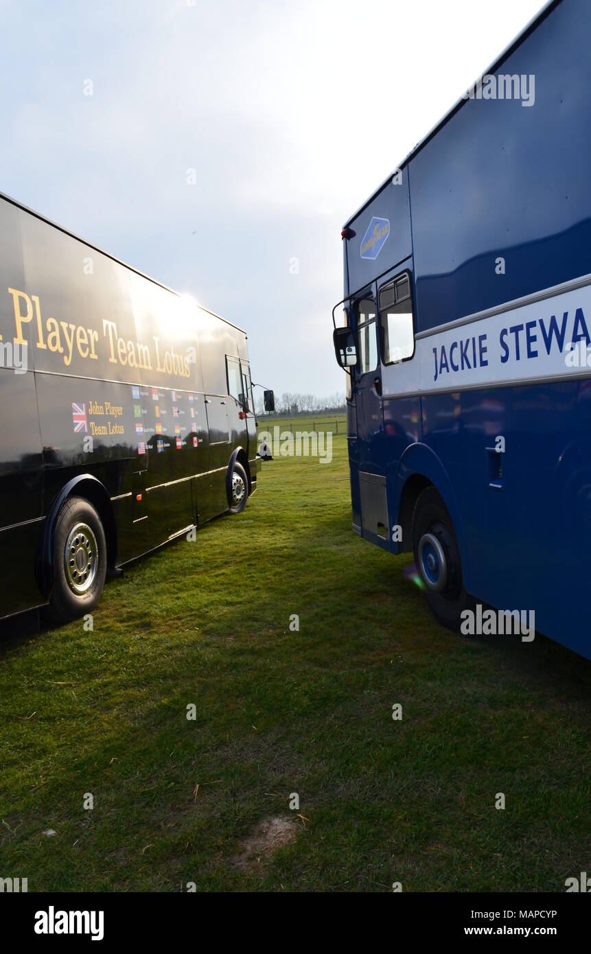F1 car transporter hi-res stock photography and images - Alamy