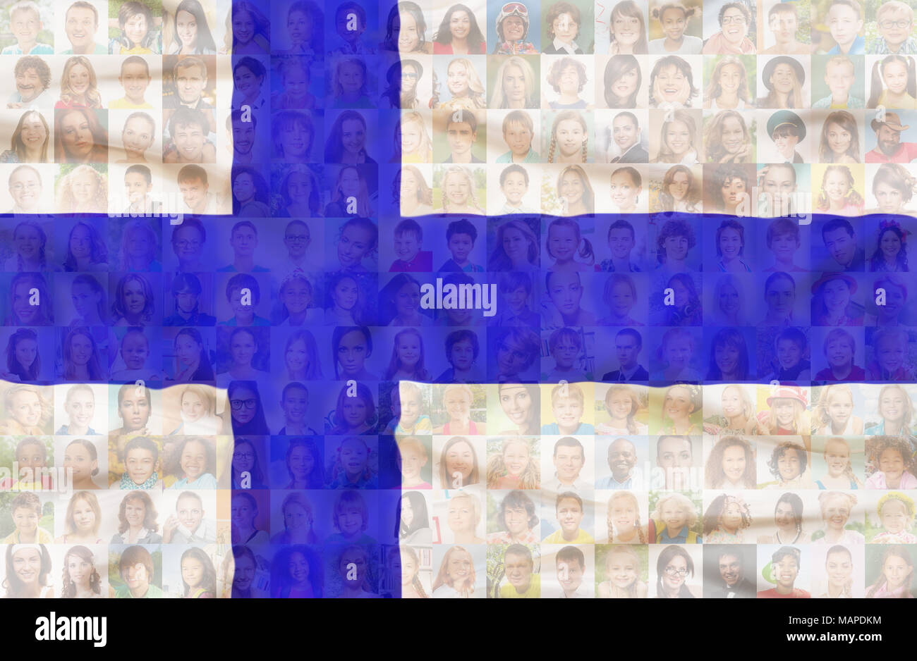 Diverse crowd faces hi-res stock photography and images - Alamy