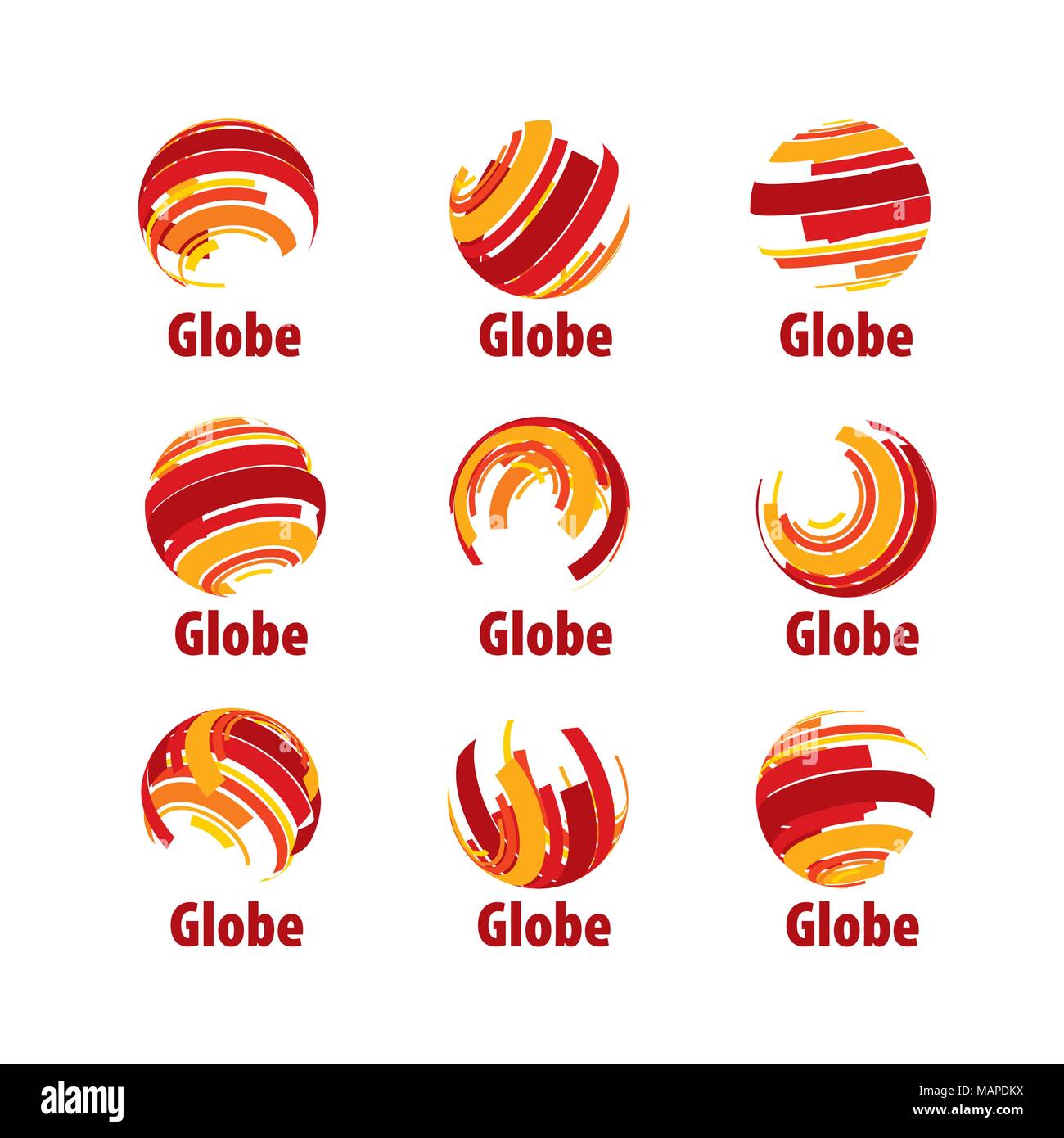vector logo globe Stock Vector Image & Art - Alamy
