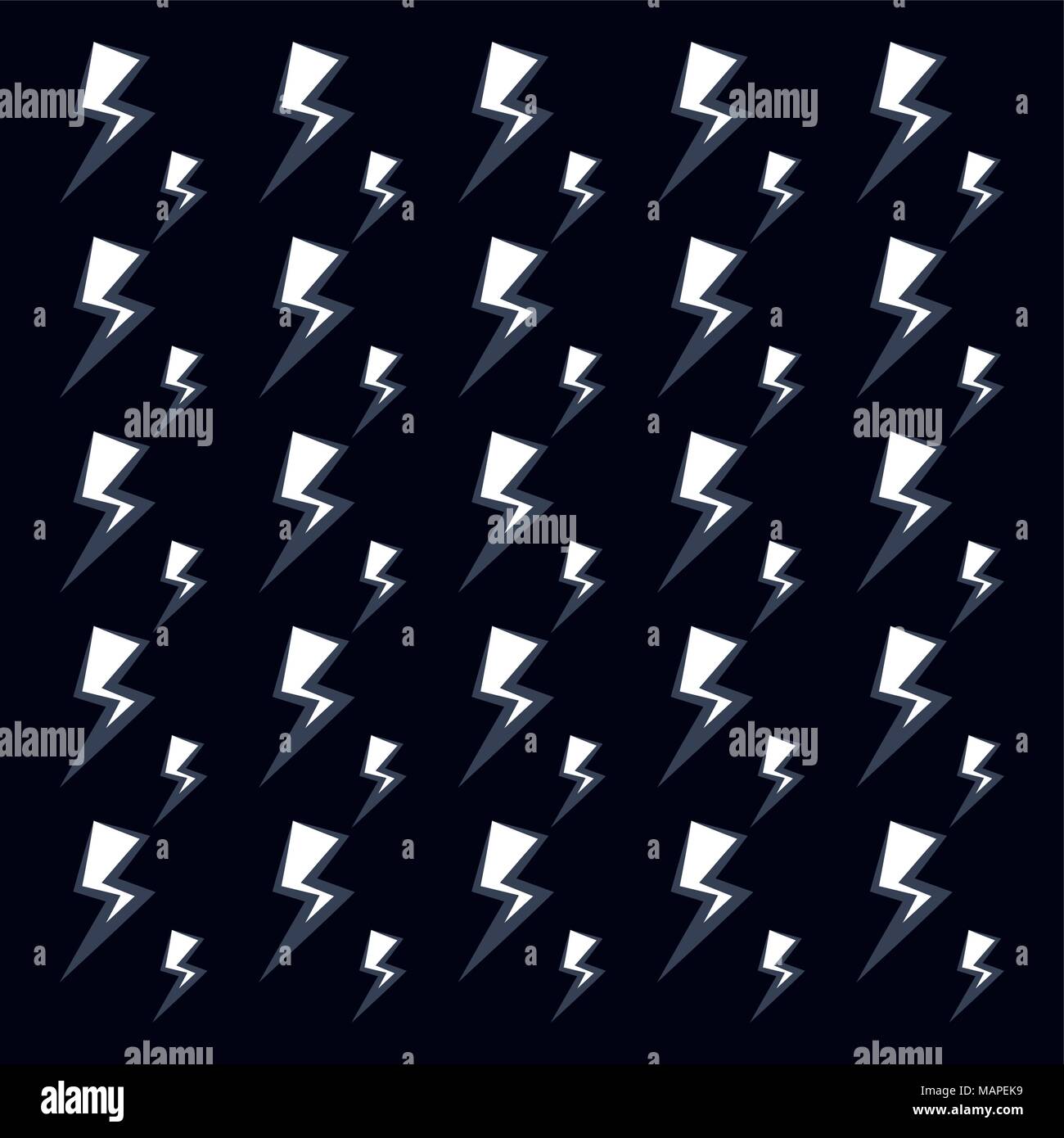 thunders background, black and white design. vector illustration Stock ...
