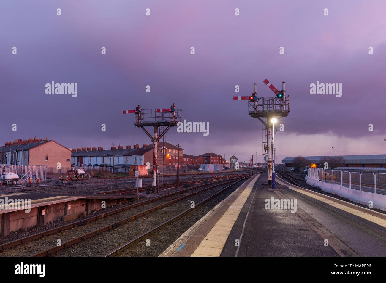 Mechanical Railway Signal Stock Photos & Mechanical Railway Signal ...