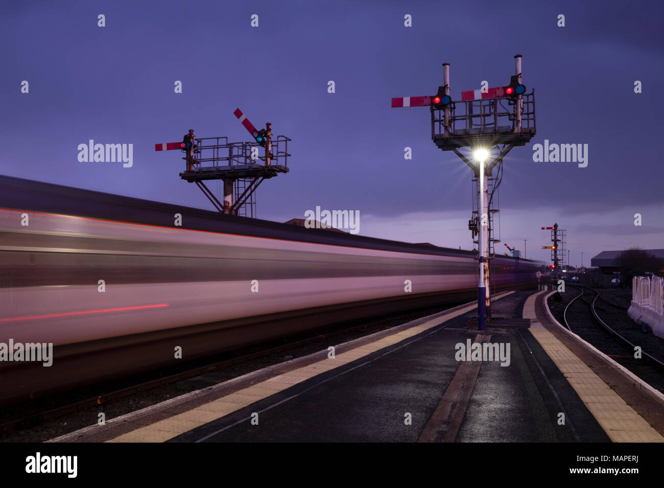 Train Signal High Resolution Stock Photography and Images - Alamy