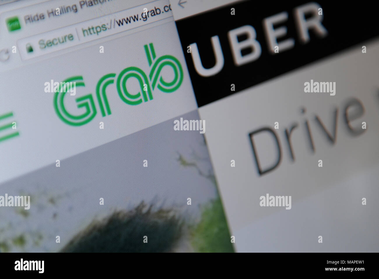 Grab ridesharing hi-res stock photography and images - Alamy