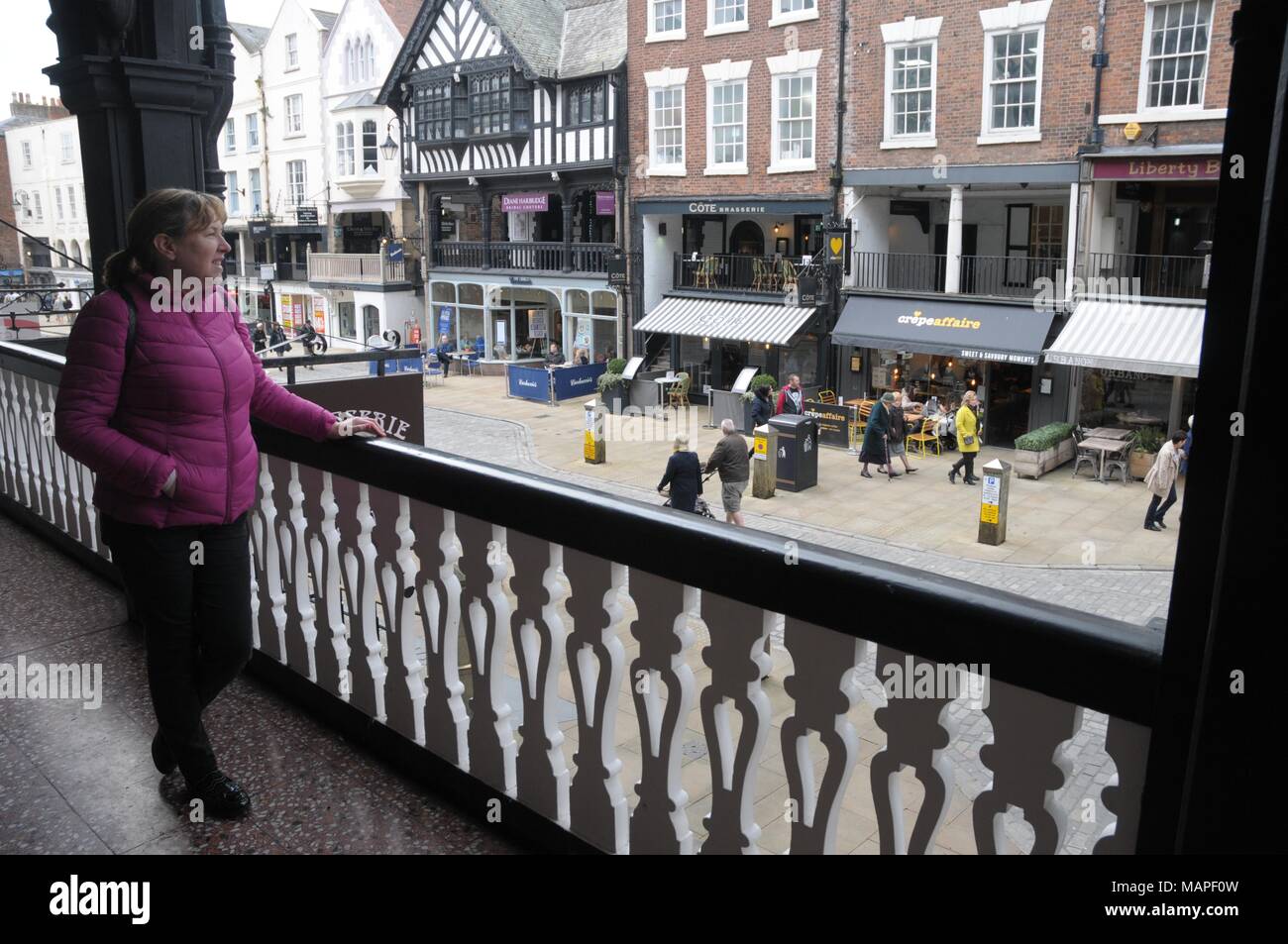 Chester Rows, Chester, UK Stock Photo - Alamy