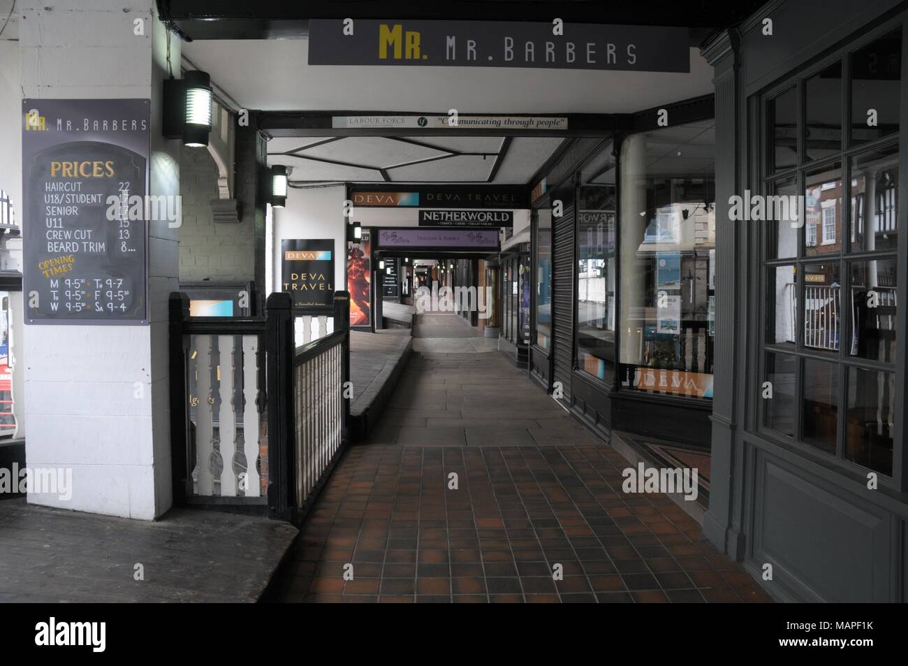Chester Rows, Chester, UK Stock Photo - Alamy