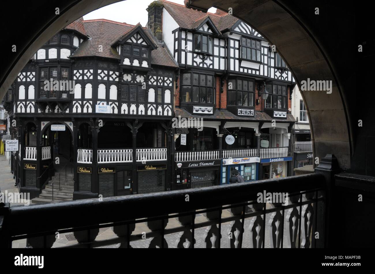 Chester Rows, Chester, UK Stock Photo - Alamy