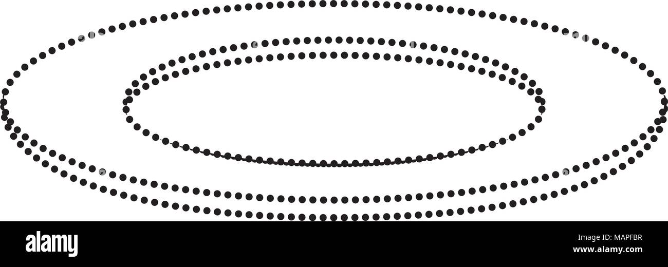 dotted shape circle porcelain plate object design vector illustration ...