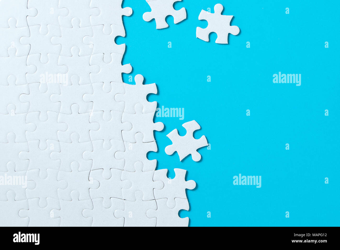 Blank jigsaw puzzle piece on hi-res stock photography and images - Alamy