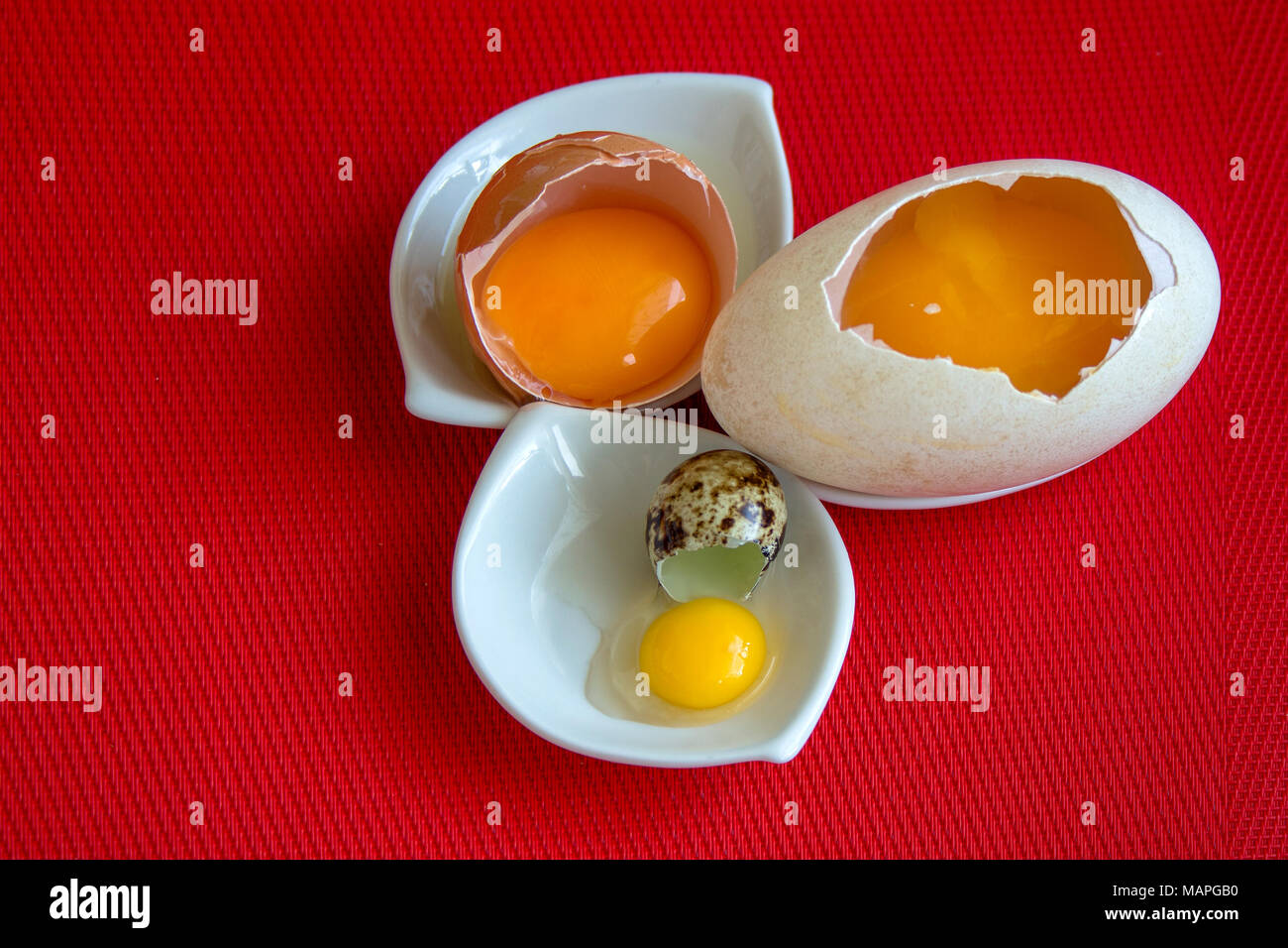 Three duck eggs hi-res stock photography and images - Alamy