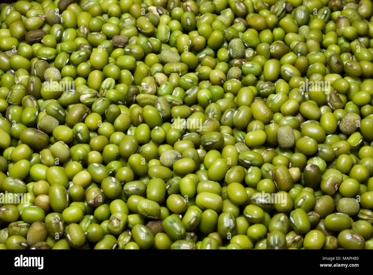 Green mung beans as background Stock Photo - Alamy