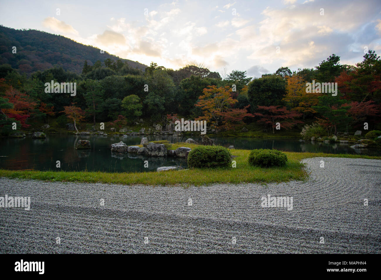 Tenryuji Temple Garden Kyoto Japan Stock Photo - Alamy