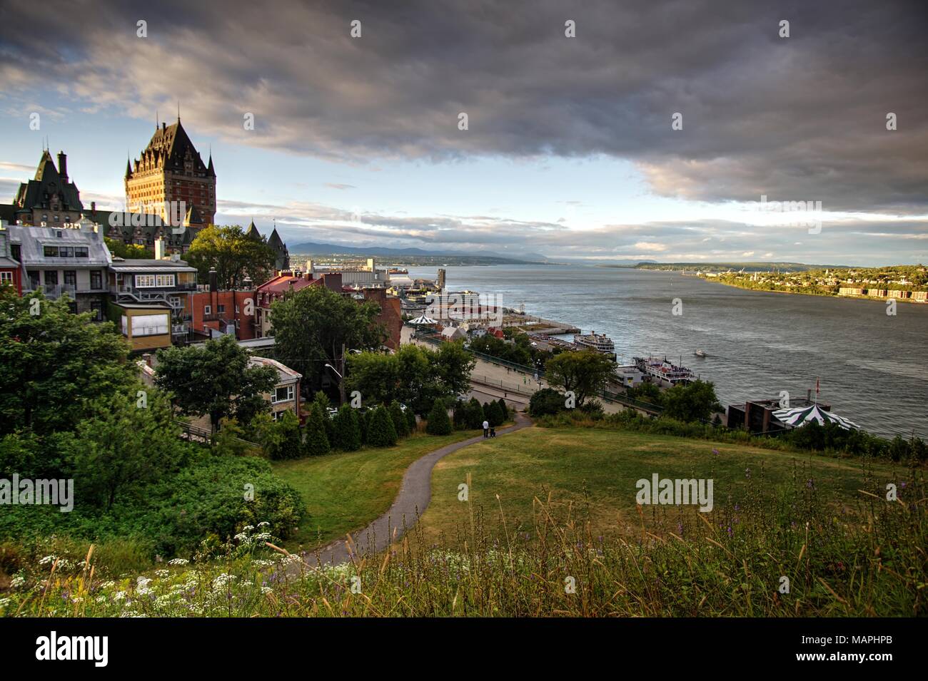 Quebec City Landscape View Stock Photo - Alamy
