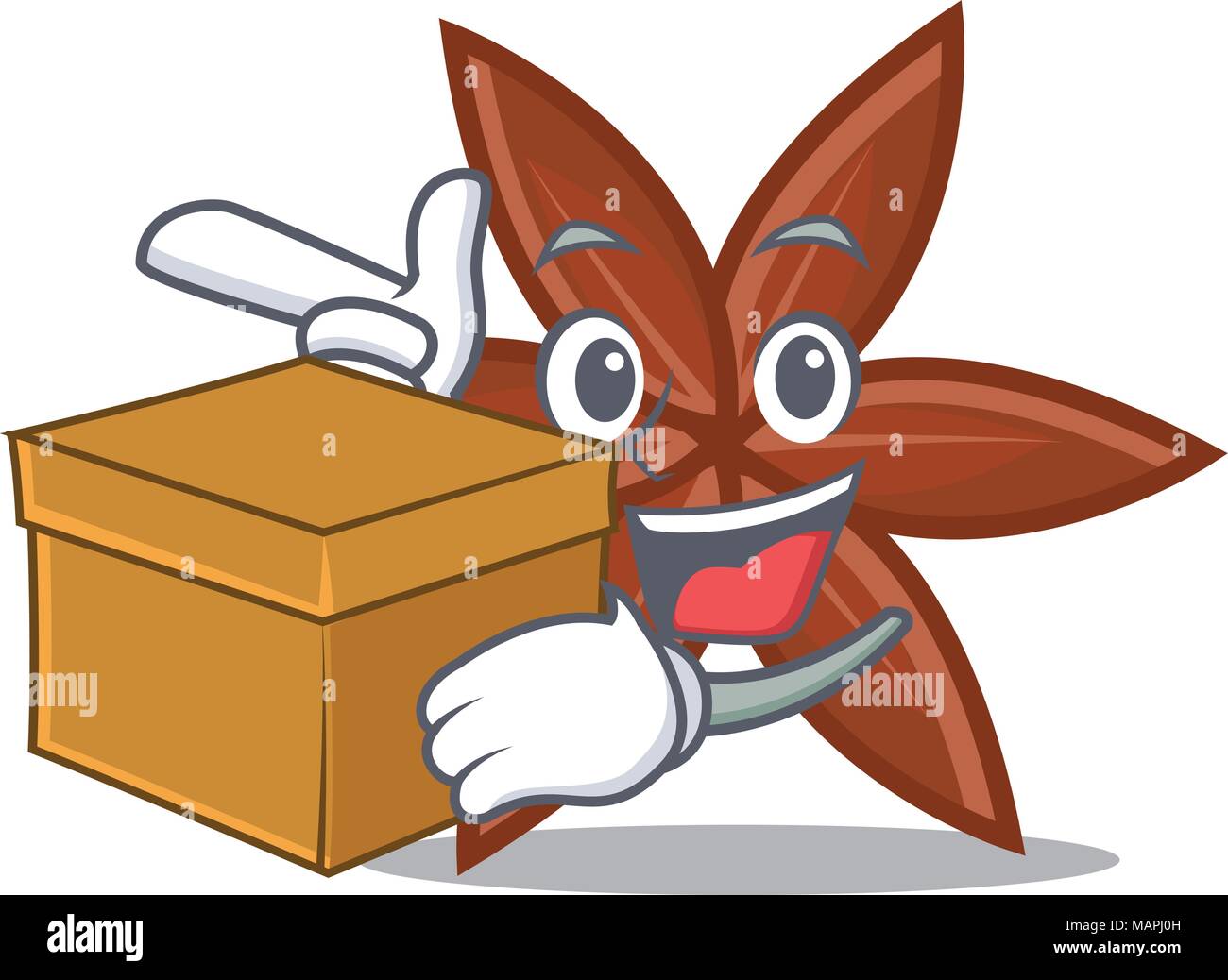 Box anise character cartoon style Stock Vector Image & Art - Alamy