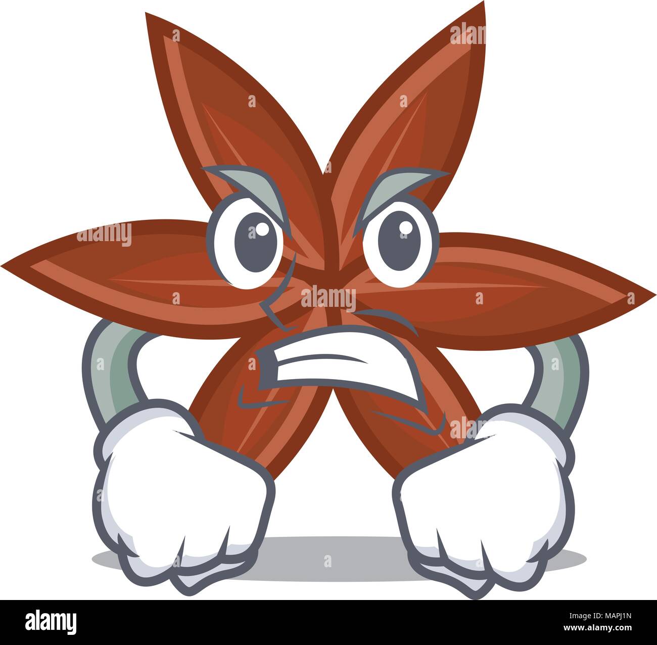 Angry anise character cartoon style Stock Vector Image & Art - Alamy
