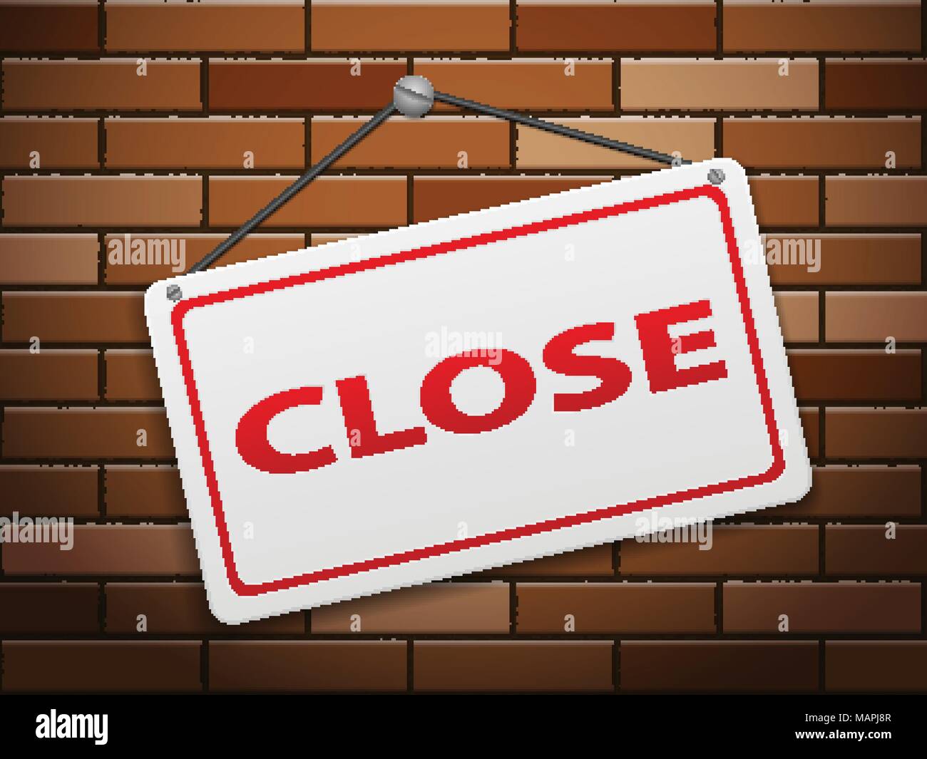 Brick door frame Stock Vector Images - Alamy