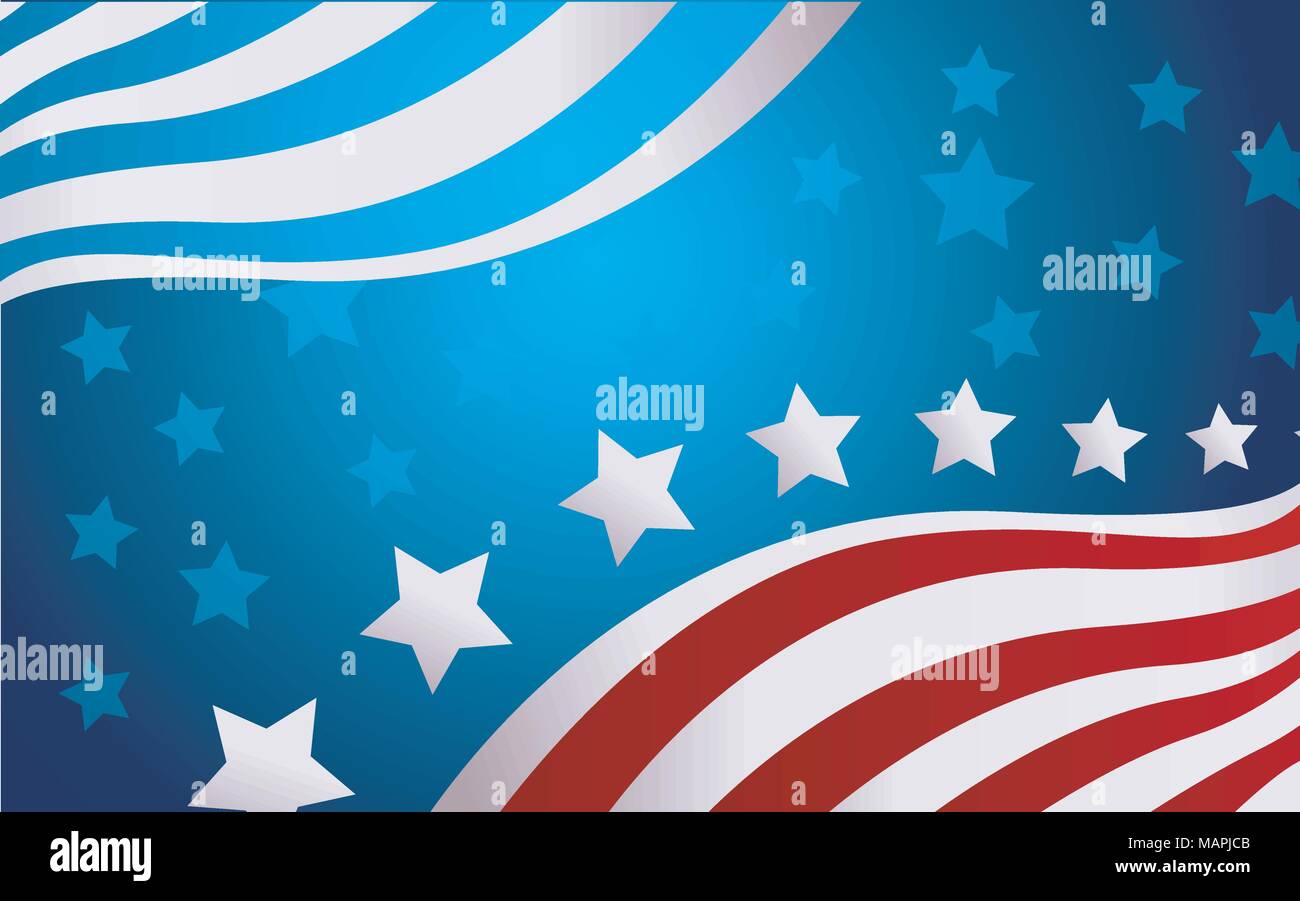 USA flag in style vector Stock Vector Image & Art - Alamy