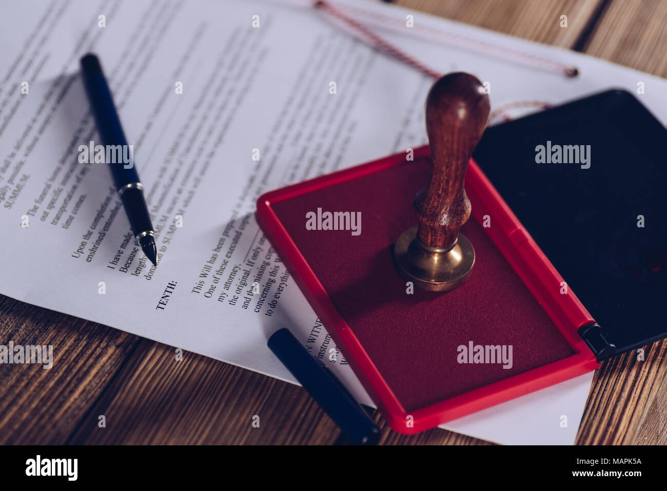 Red ink stamp hi-res stock photography and images - Alamy
