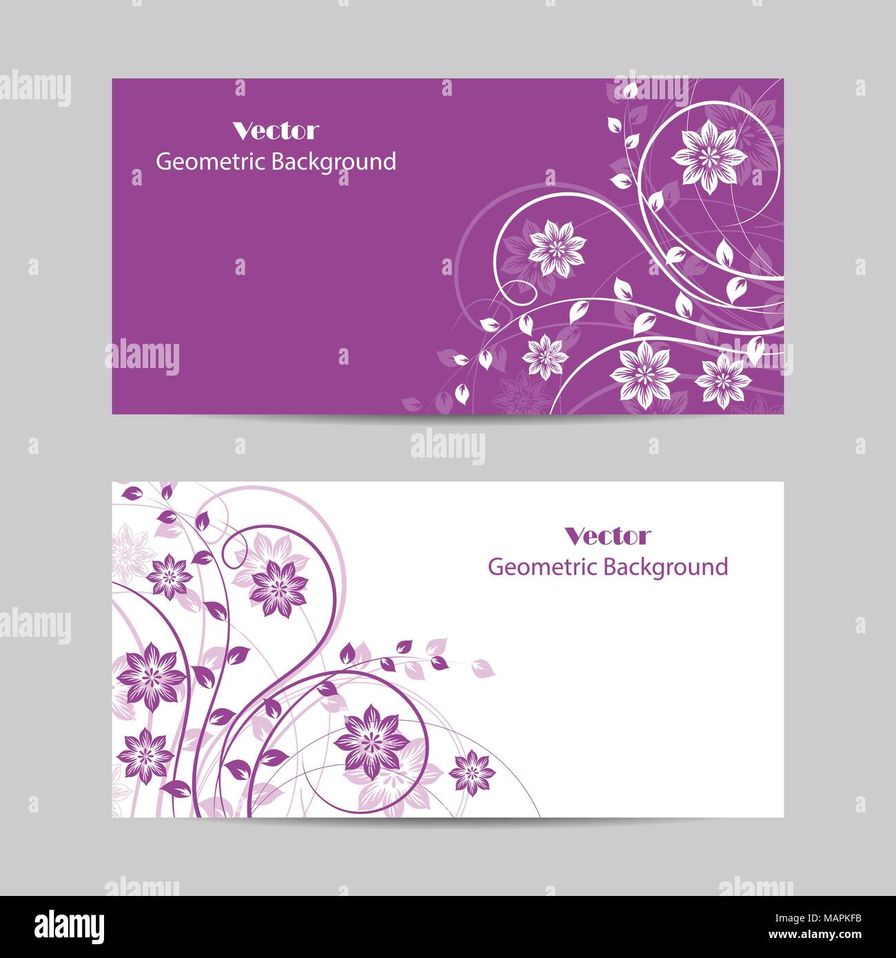 Set of horizontal banners Stock Vector Image & Art - Alamy