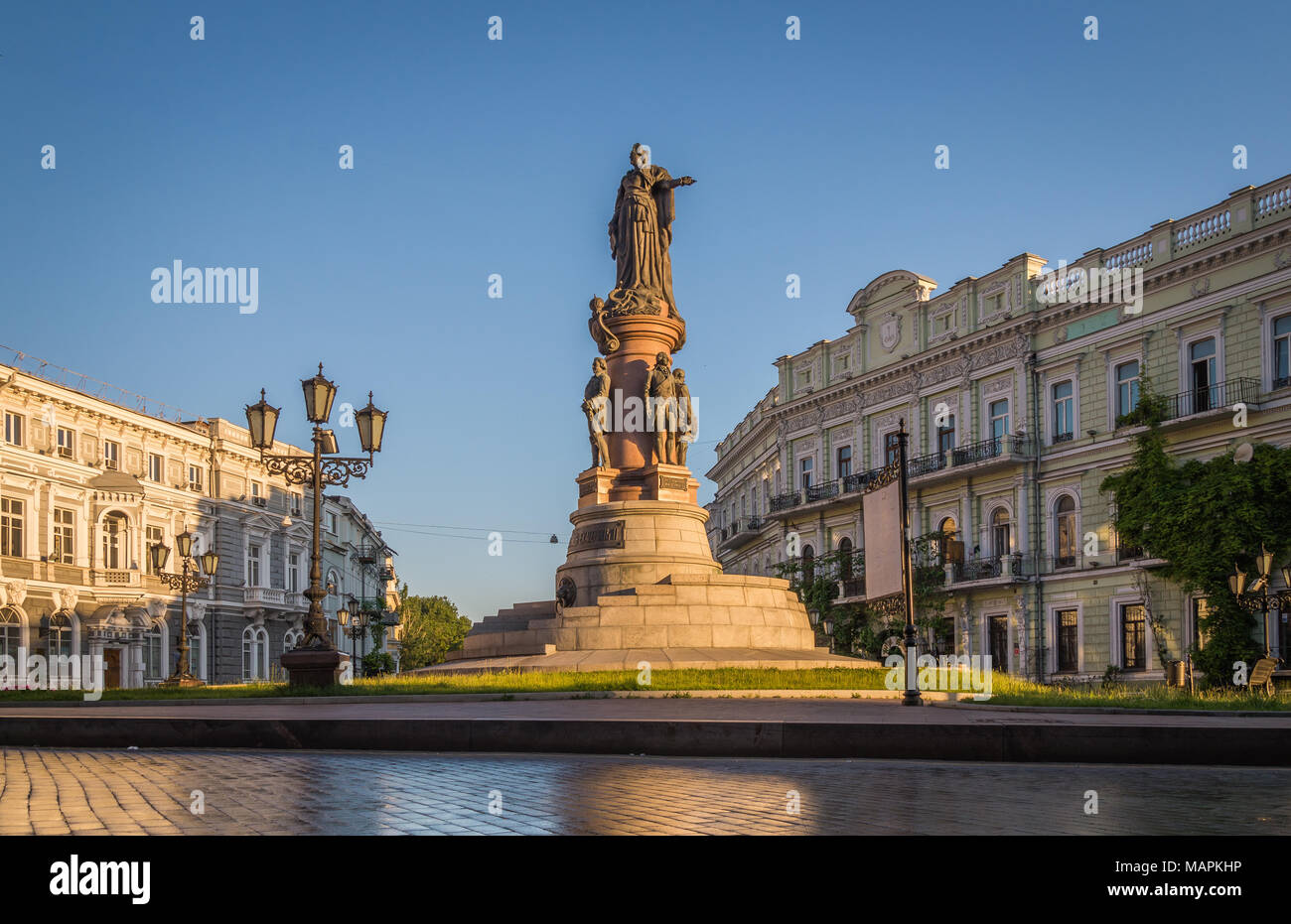 Catherine Great Statue In Odessa High Resolution Stock Photography and ...