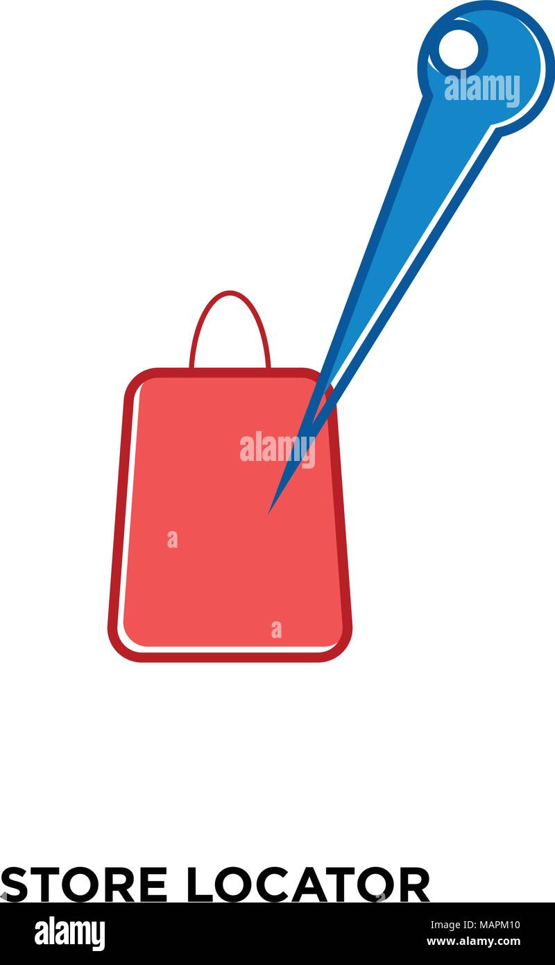 store locator icon isolated on white background for your web, mobile ...