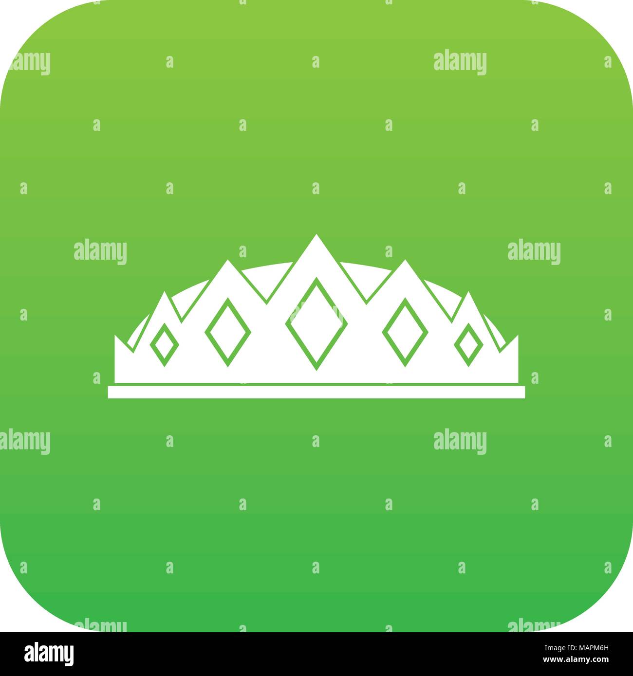 Small crown icon digital green Stock Vector Image & Art - Alamy