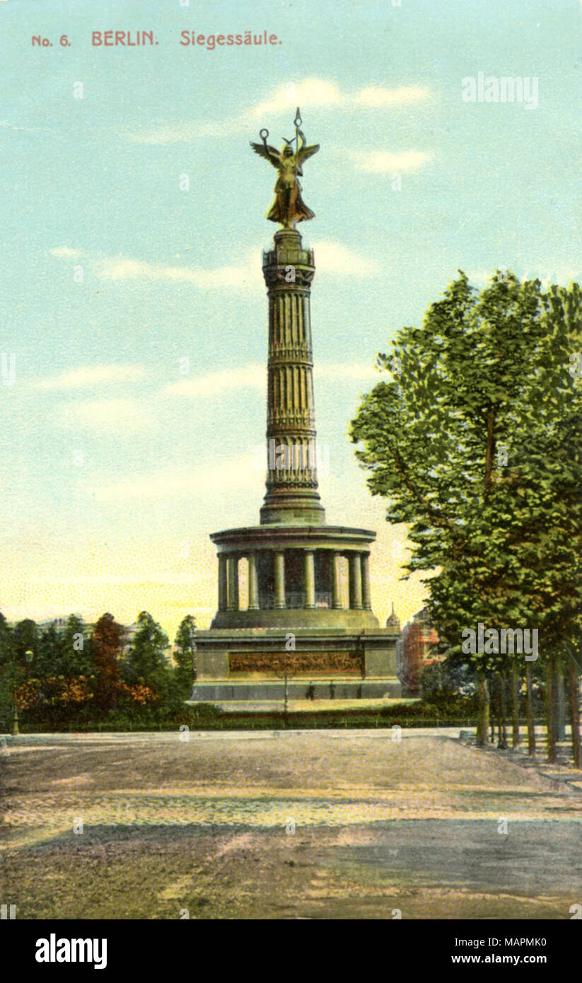 Berlin Victory Column Stock Photo - Alamy