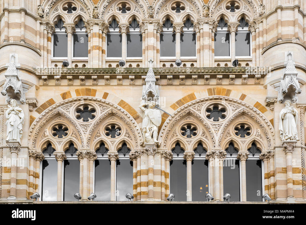 The Guildhall, a neo-gothic victorian building which is the ...