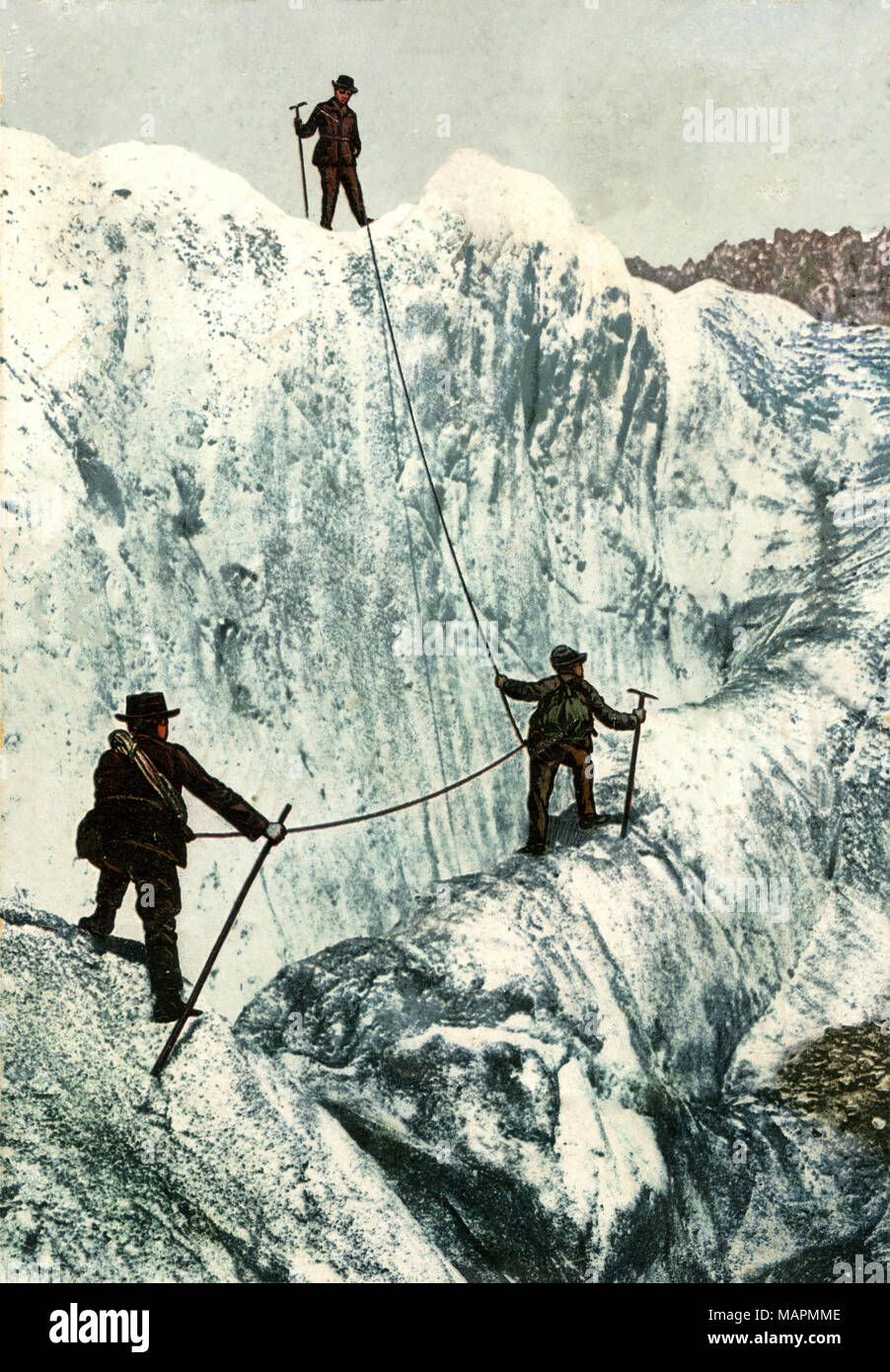 Bergsteiger illustration hi-res stock photography and images - Alamy