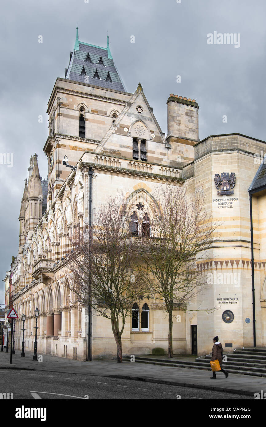 The Guildhall, a neo-gothic victorian building which is the ...