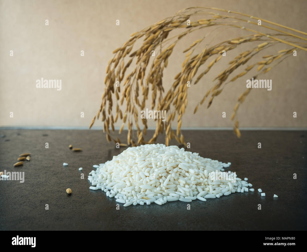 Raw rice hi-res stock photography and images - Alamy