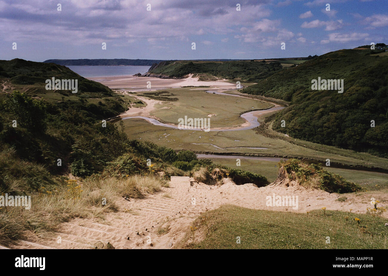 Gower peninsula, Wales, Britain Stock Photo - Alamy