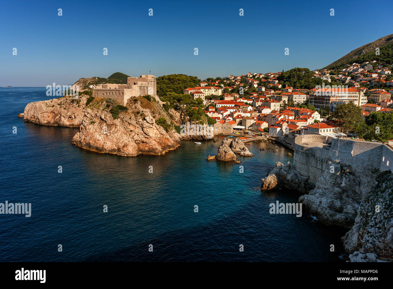 City of Dubrovnik. Grad Dubrovnik. Dubrovnik Stock Photo - Alamy