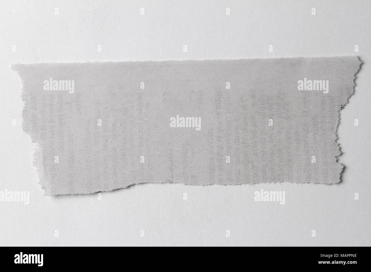 Piece of torn paper on plain background Stock Photo - Alamy