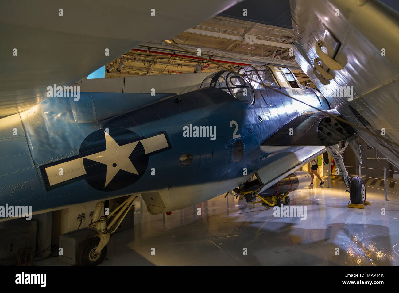 New York, NYC, USA- August 30, 2017: Interiors of the USS Intrepid ...