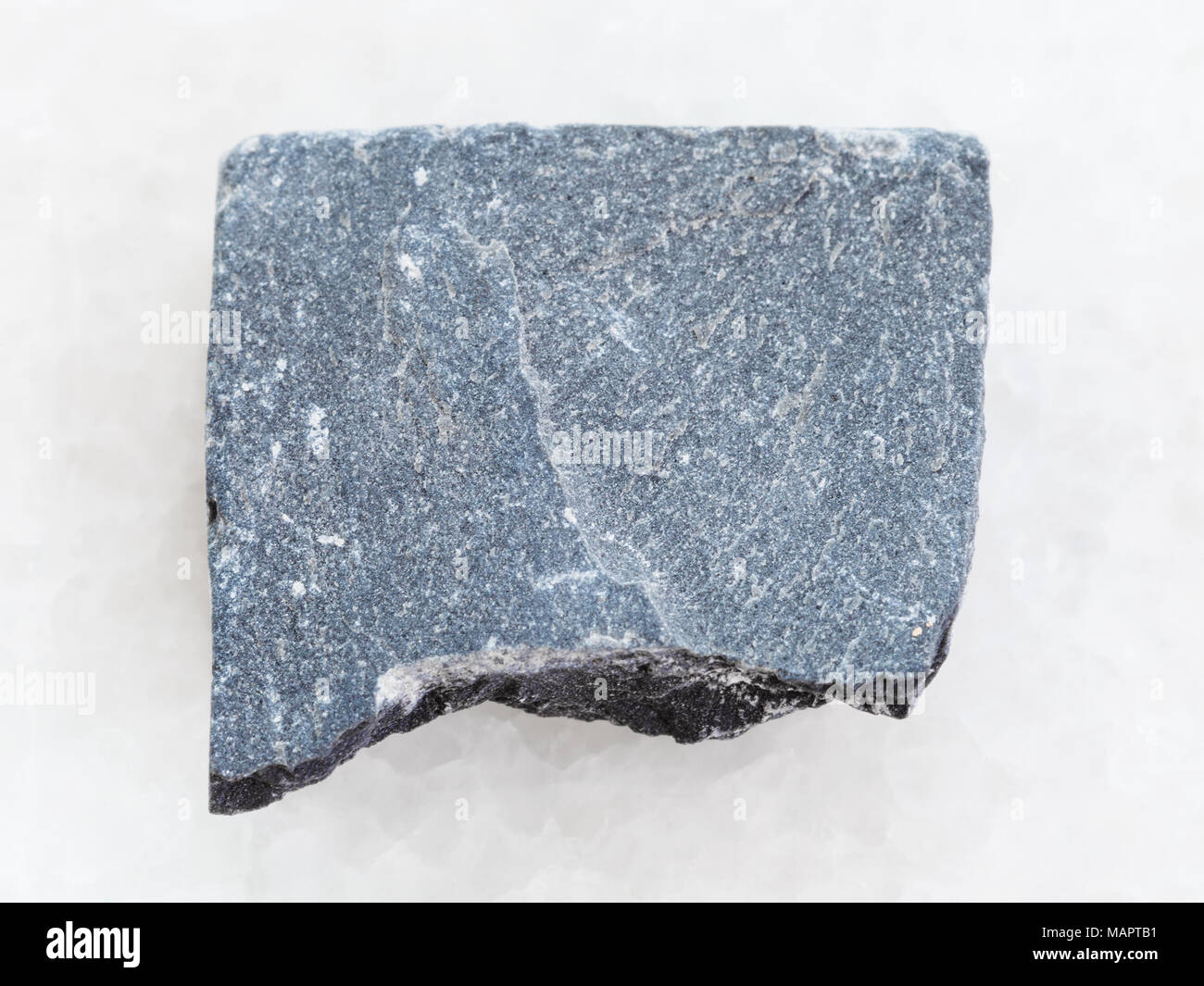 macro shooting of natural mineral rock specimen - rough Slate stone on ...
