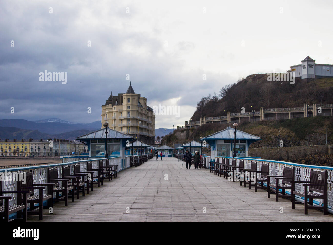 Llandudno pier and beach hi-res stock photography and images - Alamy