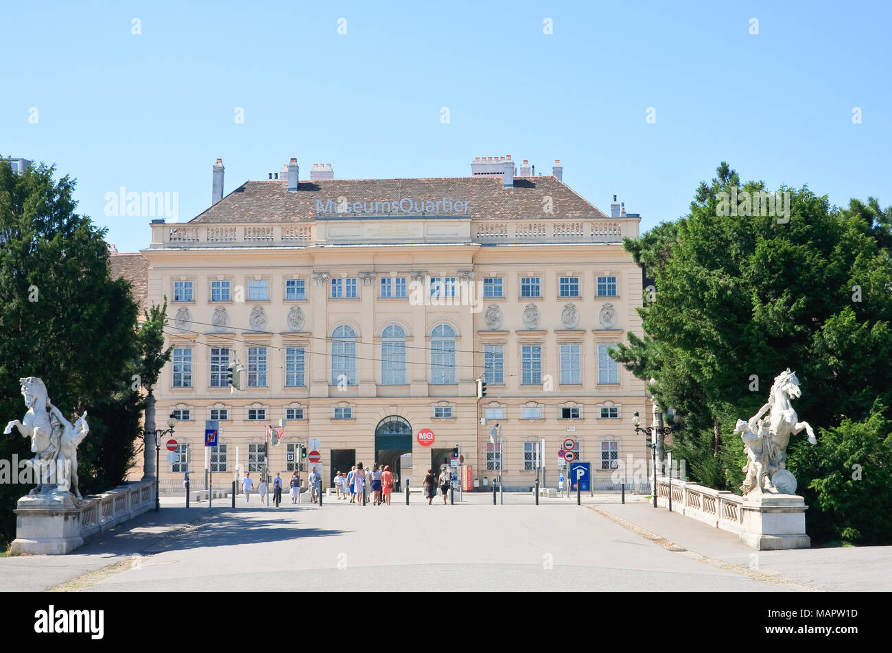 Museum Quarter. Vienna, Austria Stock Photo - Alamy