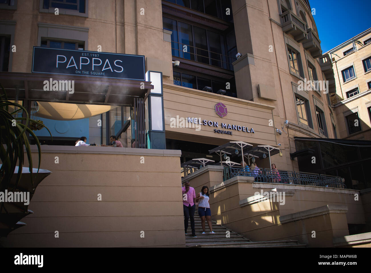 Nelson Mandela Square Stock Photo - Alamy