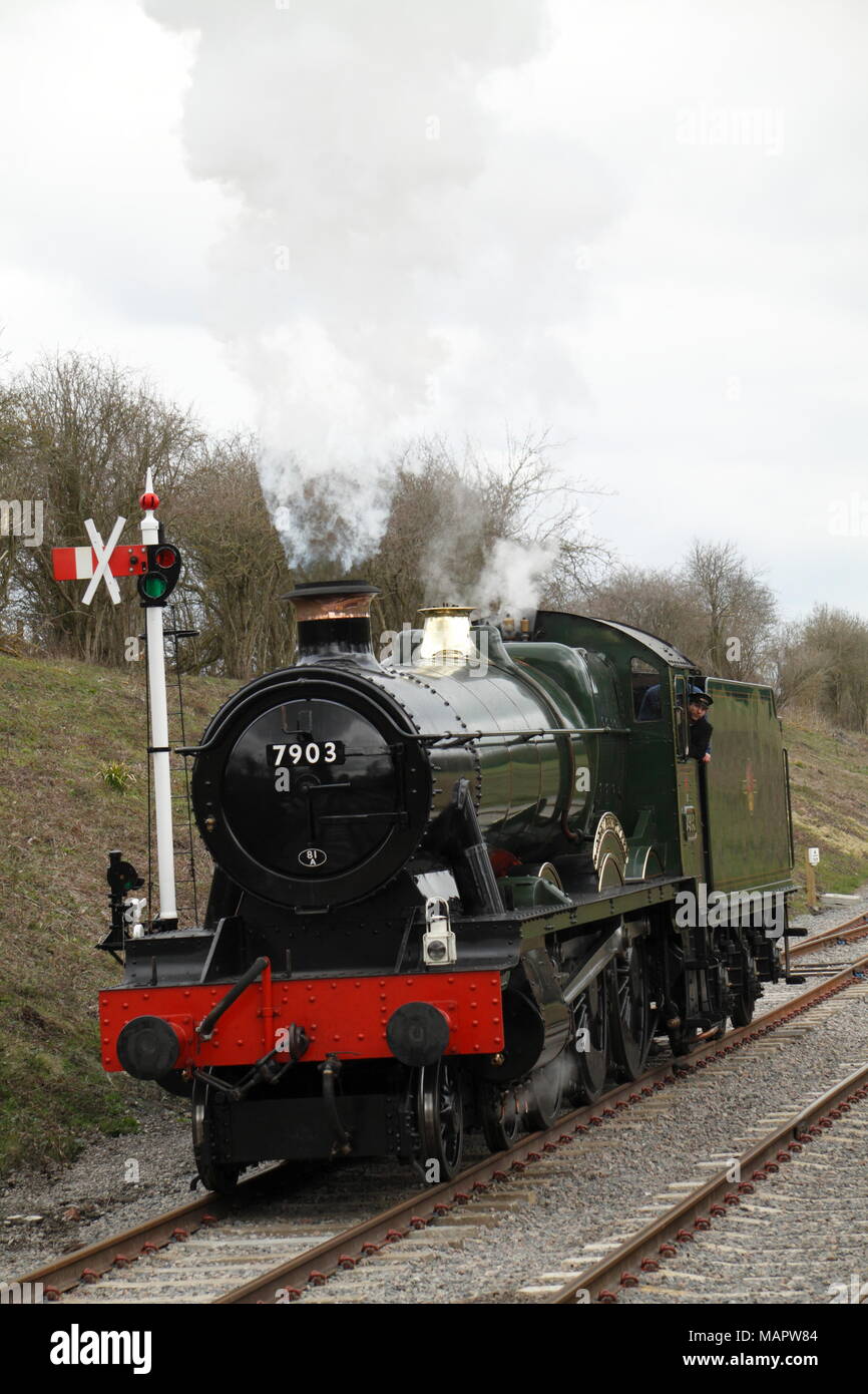 Steam engine 7903 foremarke hall hi-res stock photography and images ...