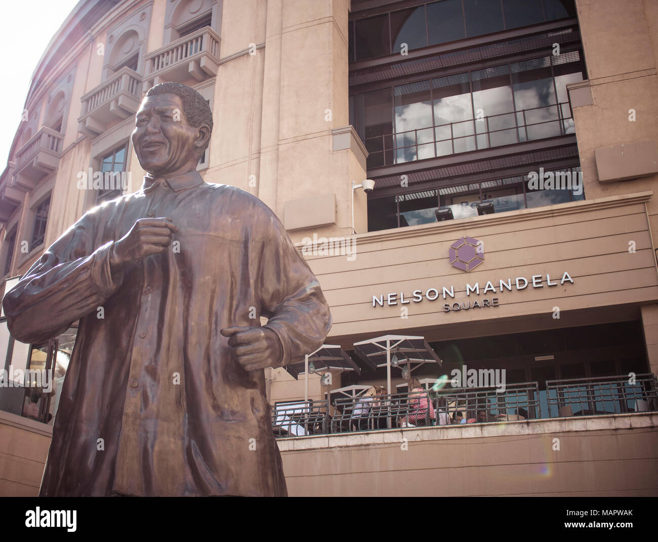 Nelson Mandela Square Stock Photo - Alamy