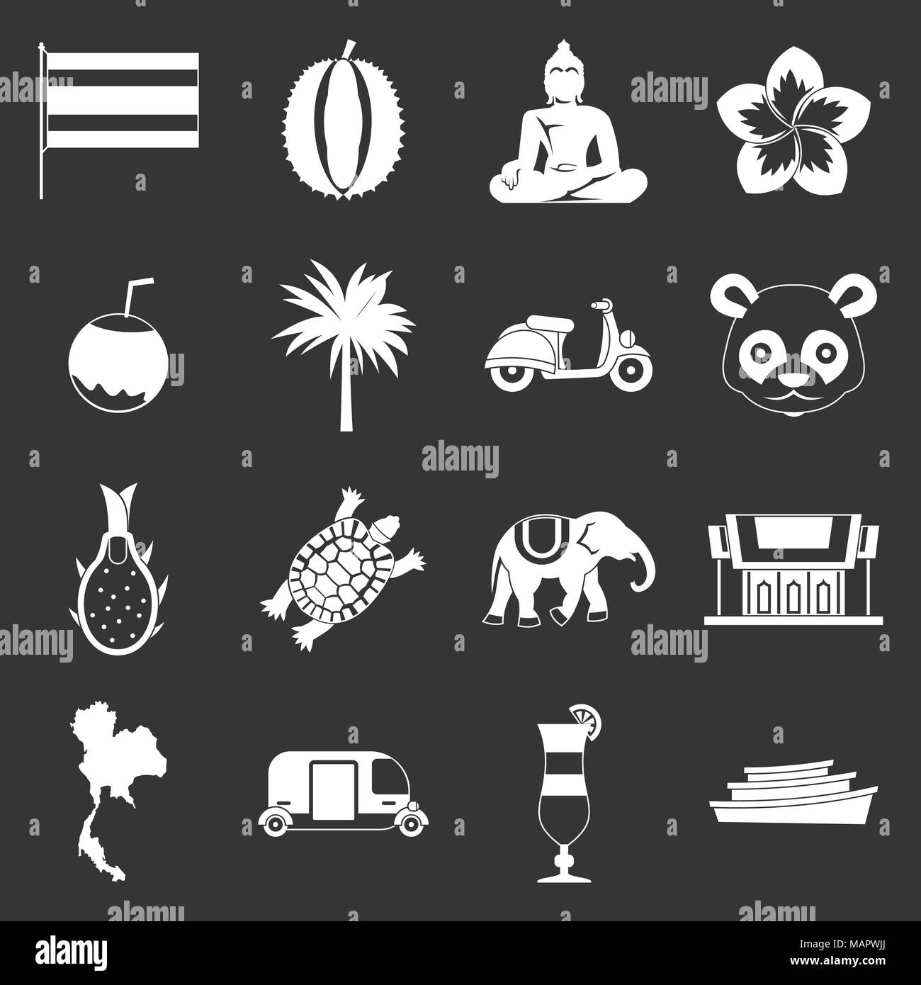 Costa rica flag Black and White Stock Photos & Images - Alamy