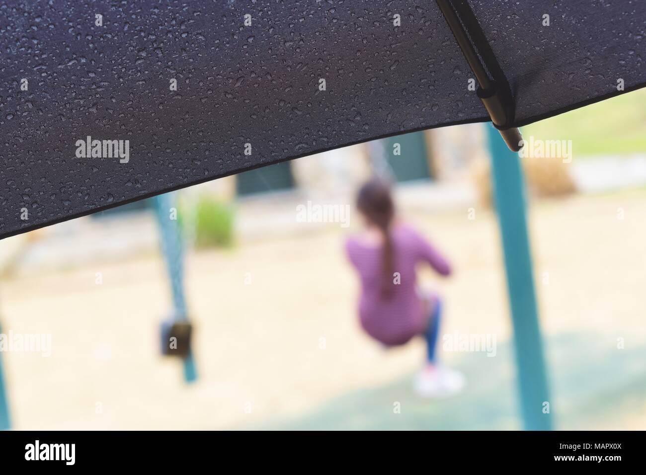 Children watching storm hi-res stock photography and images - Alamy