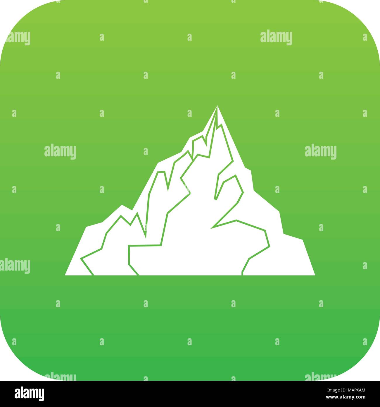 Iceberg icon digital green Stock Vector Image & Art - Alamy