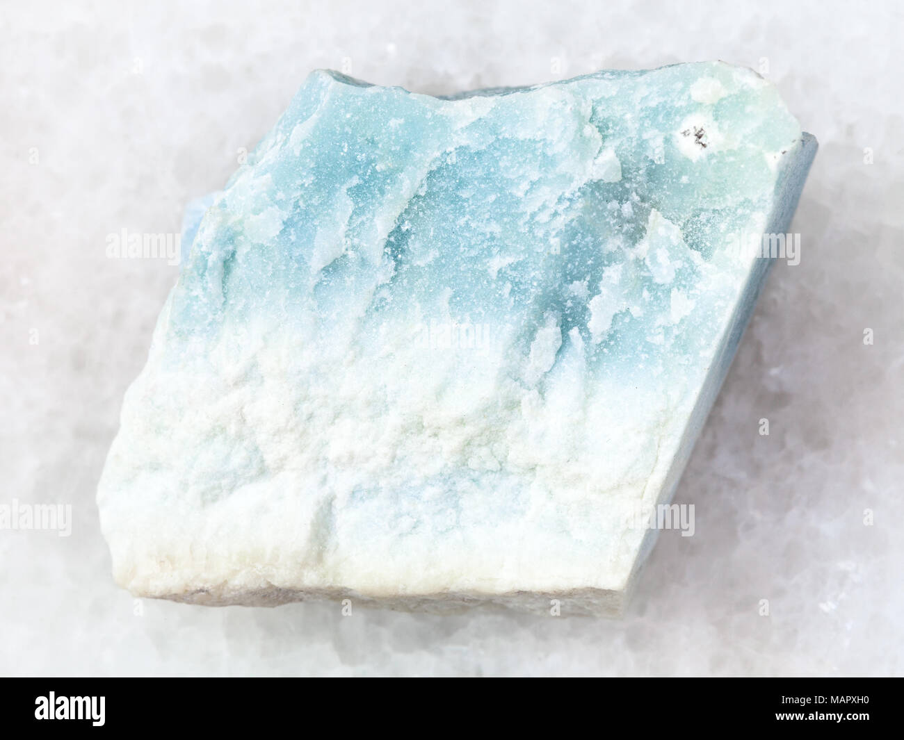 macro shooting of natural mineral rock specimen - rough blue Violane ...
