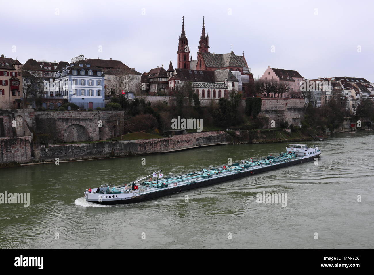 Old river barge hi-res stock photography and images - Alamy