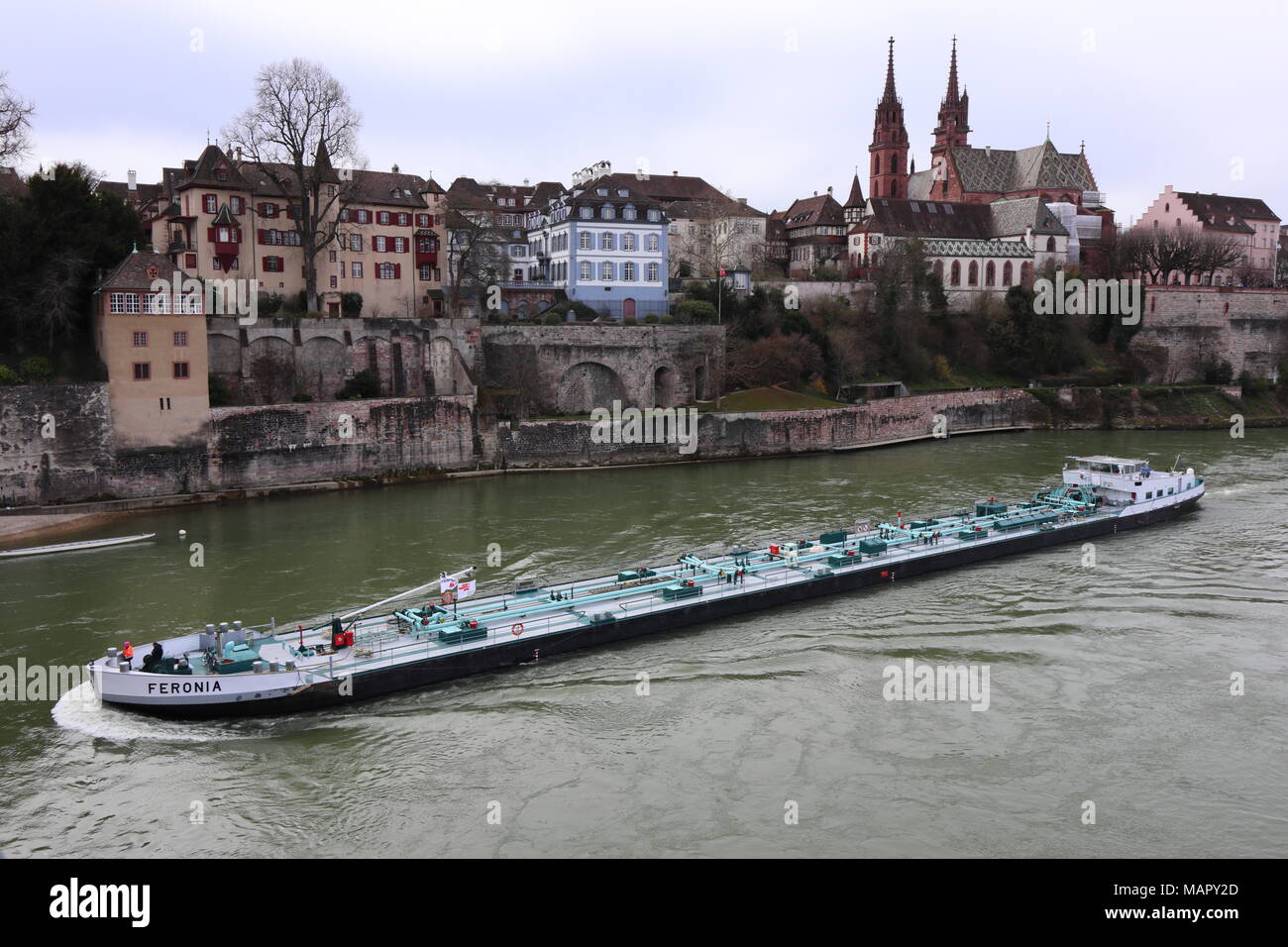 Old river barge hi-res stock photography and images - Alamy