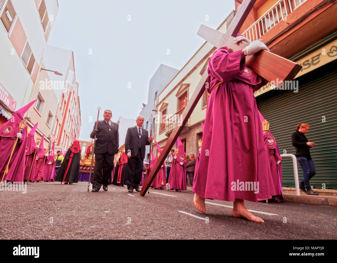 Traditional Easter Holy Week Procession in San Cristobal de la Laguna ...
