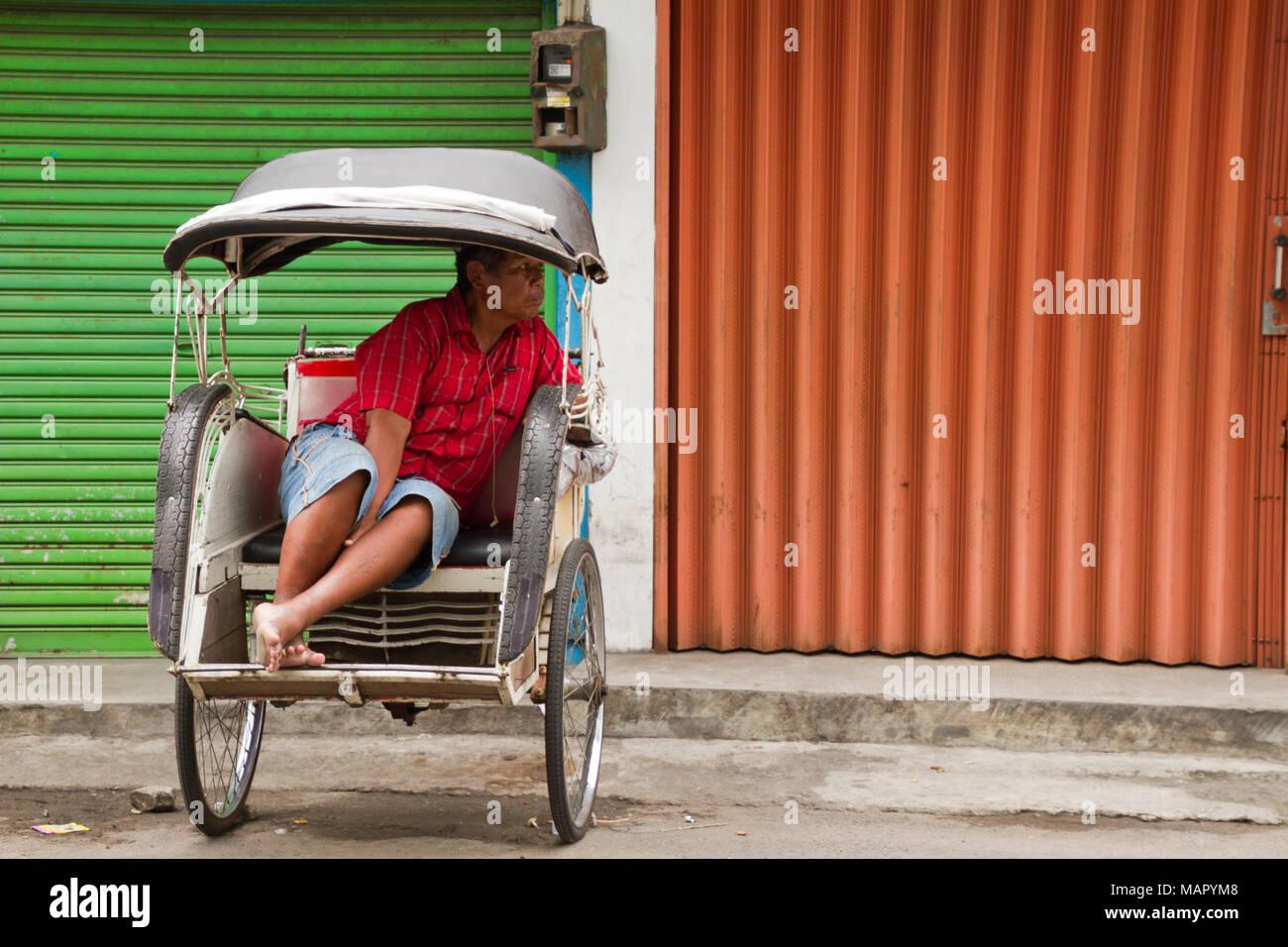 Indonesian driver hi-res stock photography and images - Alamy