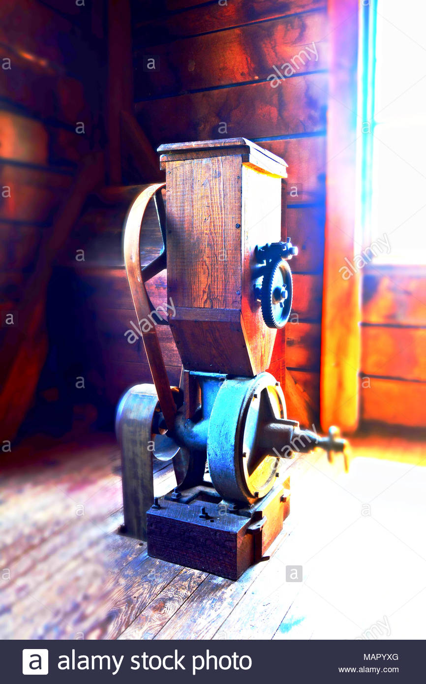 Grist Mill Machinery Stock Photos & Grist Mill Machinery Stock Images ...